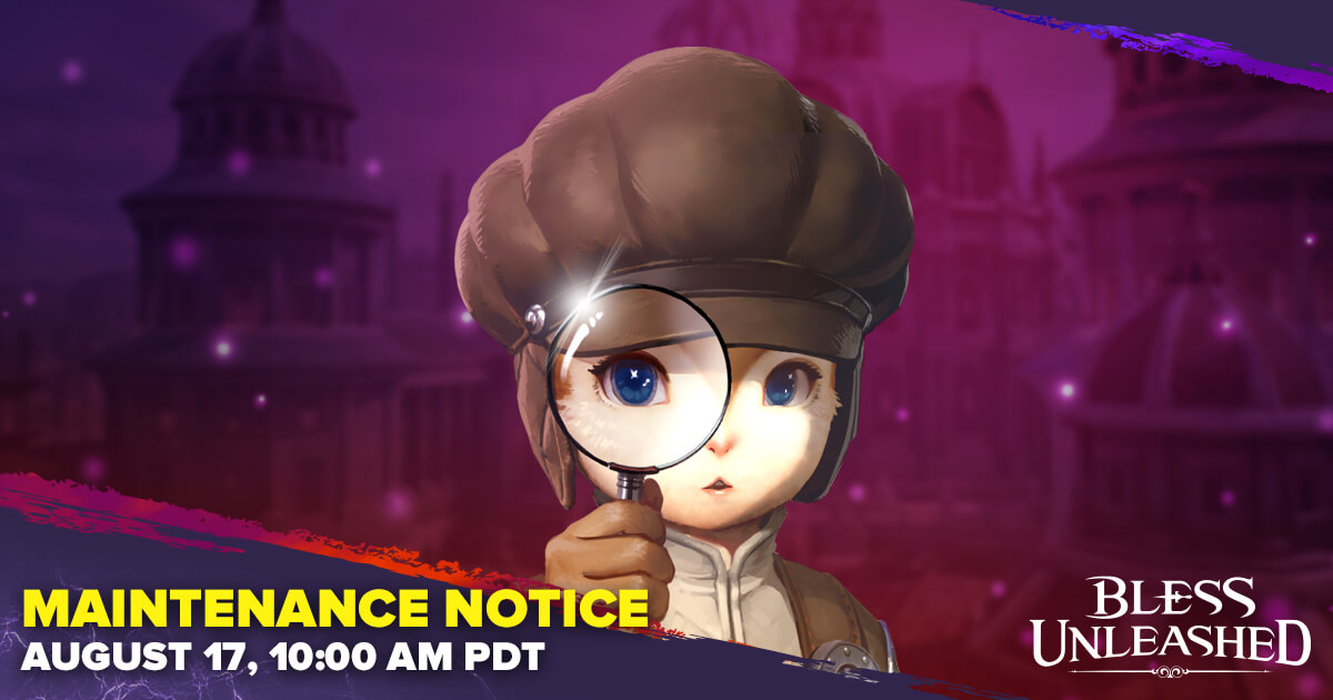 Maintenance Notice: August 17 | Bandai Namco Entertainment America Inc.