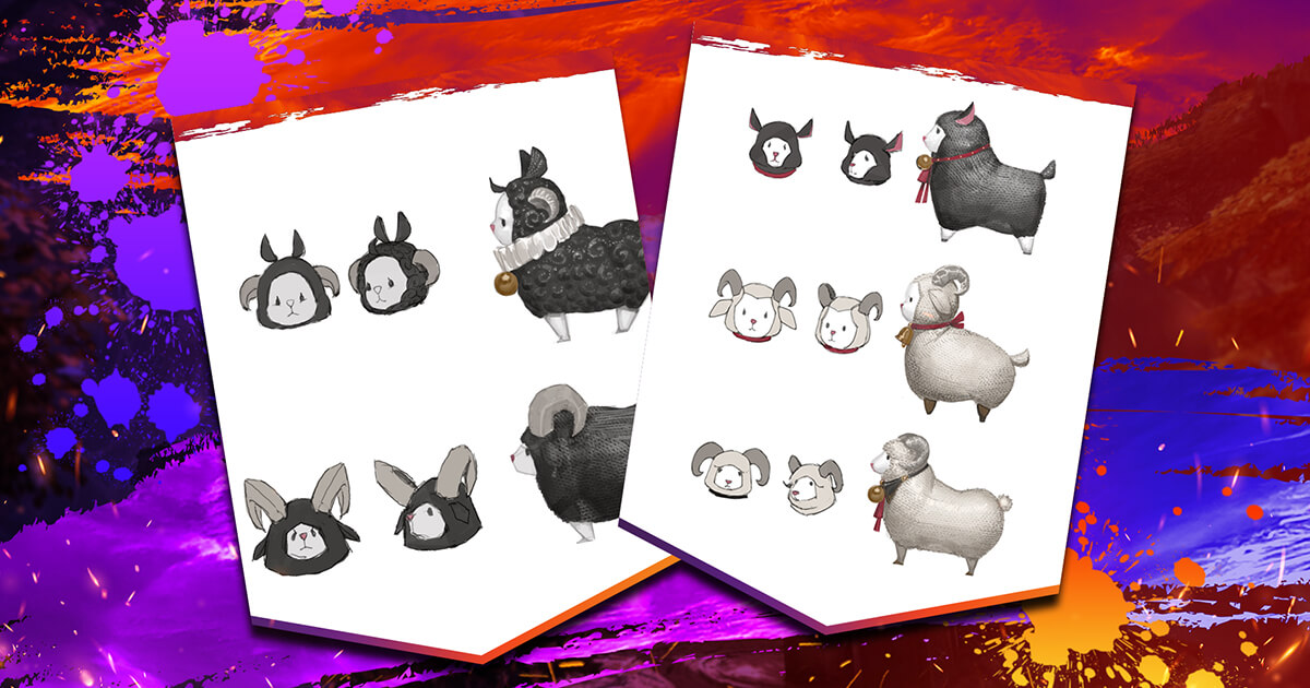 Sweet Blush Sheep Plush Concept Art Spotlight! | Bandai Namco ...