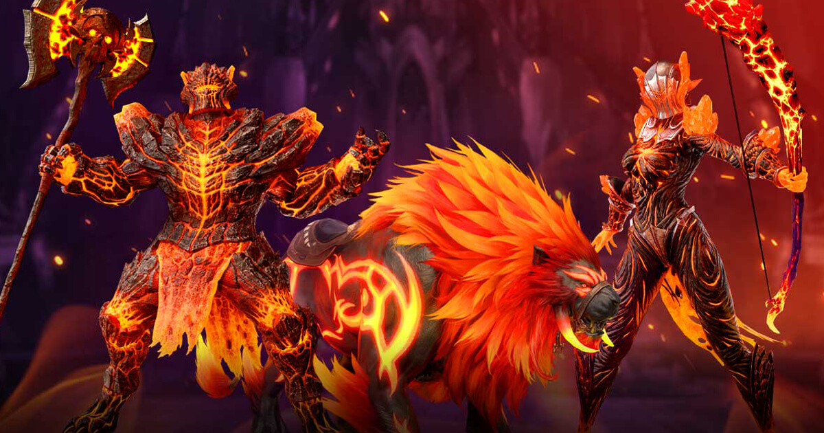 Volcanic Avenger Outfits, Weapon Skins, and Mount! | Bandai Namco ...