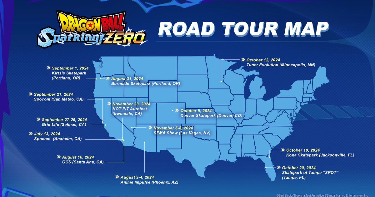 Bandai Namco Brings DRAGON BALL: Sparking! ZERO Across the Nation ...