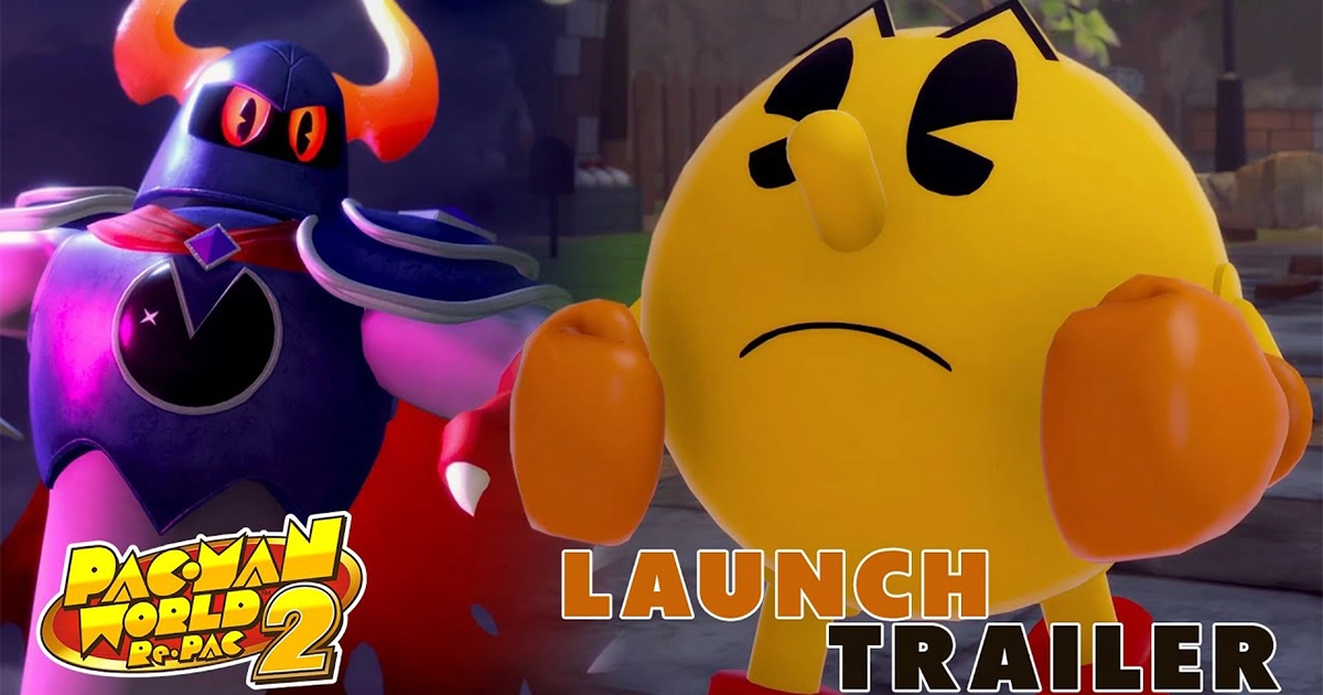 Run, Chomp and Bounce in PAC-MAN WORLD 2 Re-PAC, a Remake of the ...